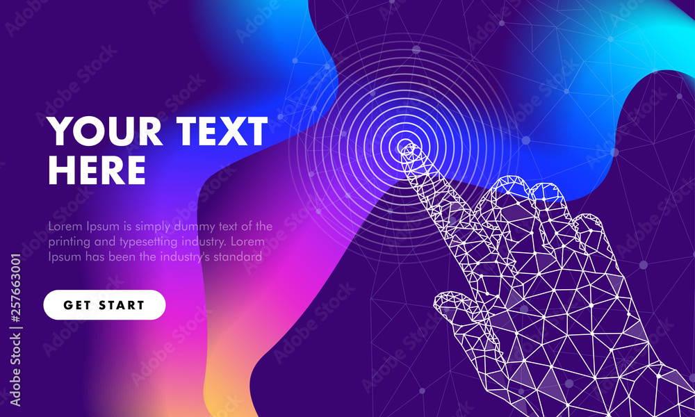 Touch the future hand analytics. Innovations robot systems and technologies in big data ...