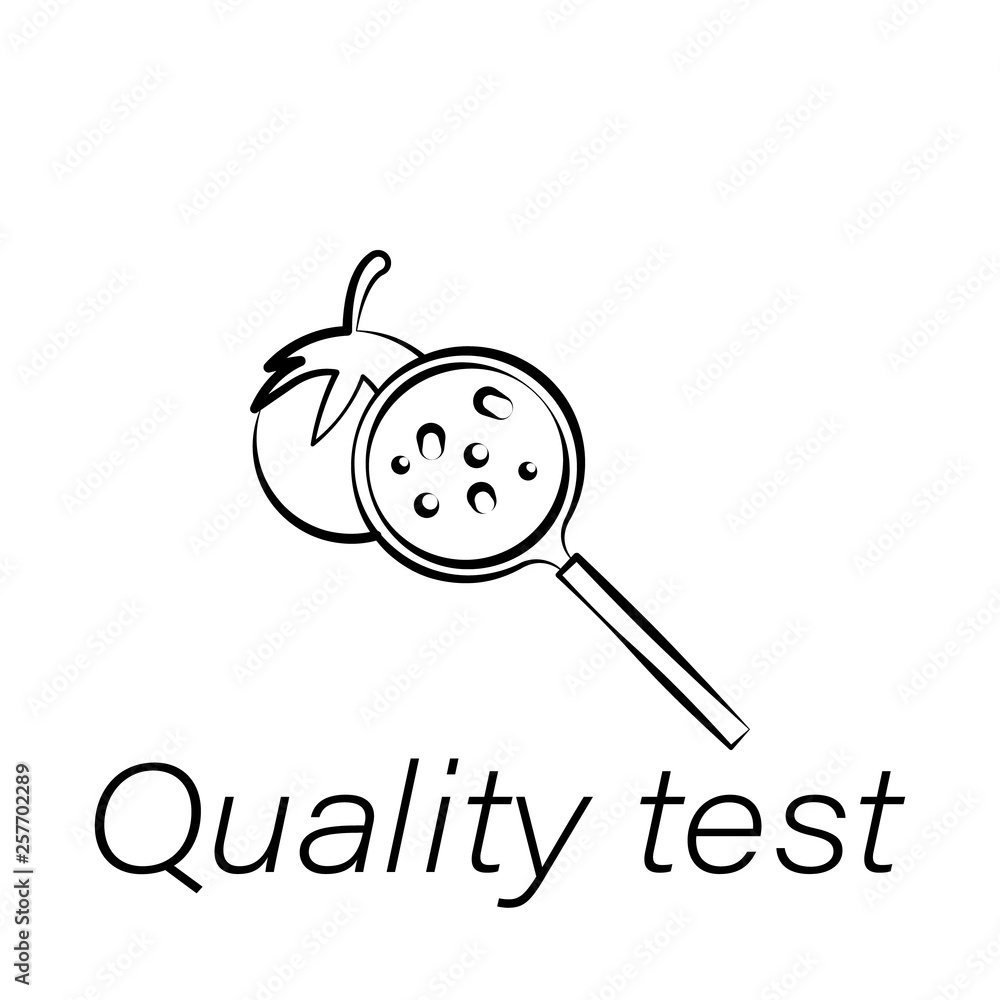 quality test hand draw icon. Element of farming illustration icons ...