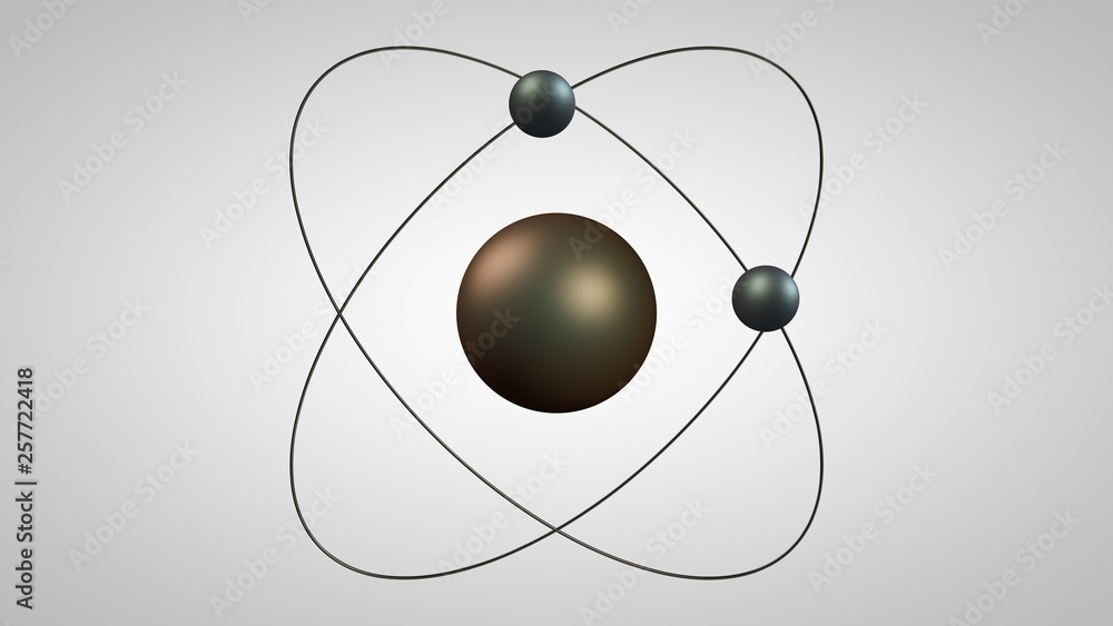 Rutherford Atomic Model 3d
