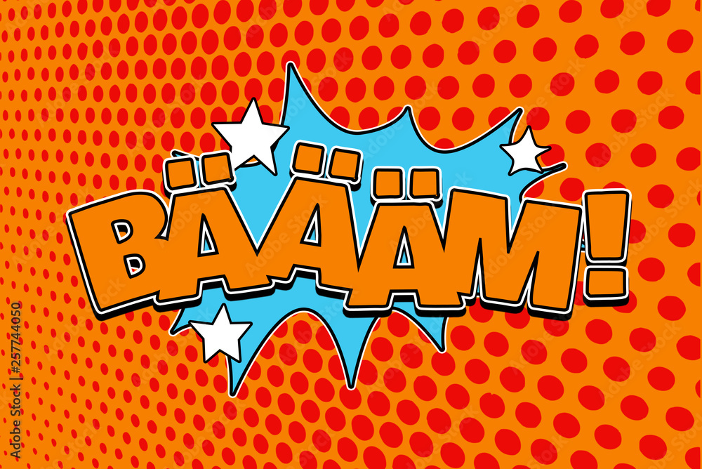 Bang! Comic Lettering Symbol Stock Illustration | Adobe Stock