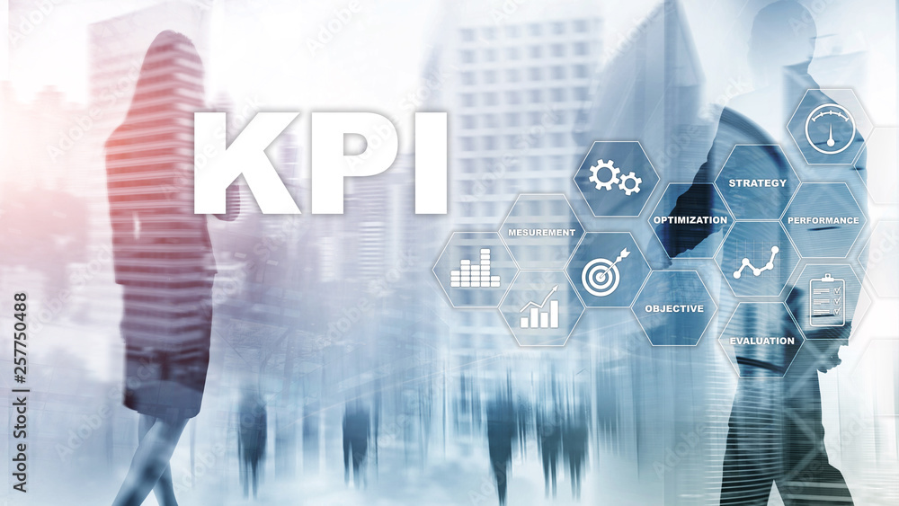 KPI - Key Performance Indicator. Business and technology concept ...