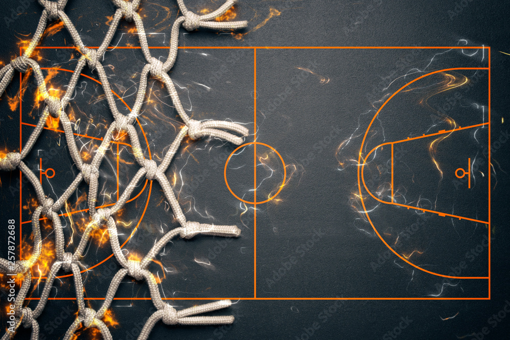 Basketball banner background. Abstract dark basketball background with ...