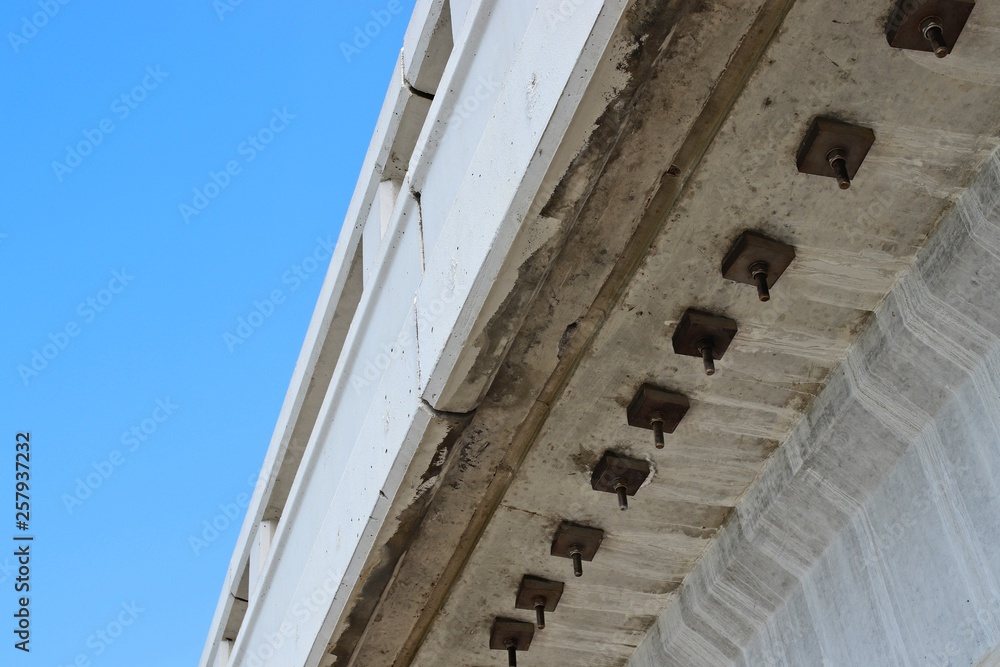 A freeway overpass. Civil engineering concept image. Stock Photo ...