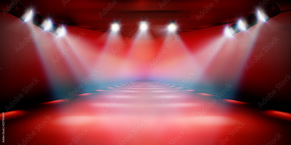 Fashion Show Stage Background