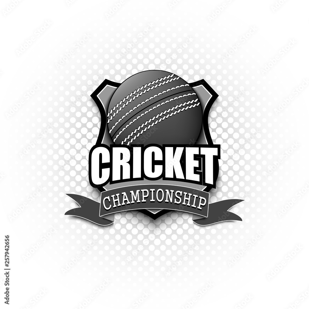 Cricket logo template design Stock Vector | Adobe Stock