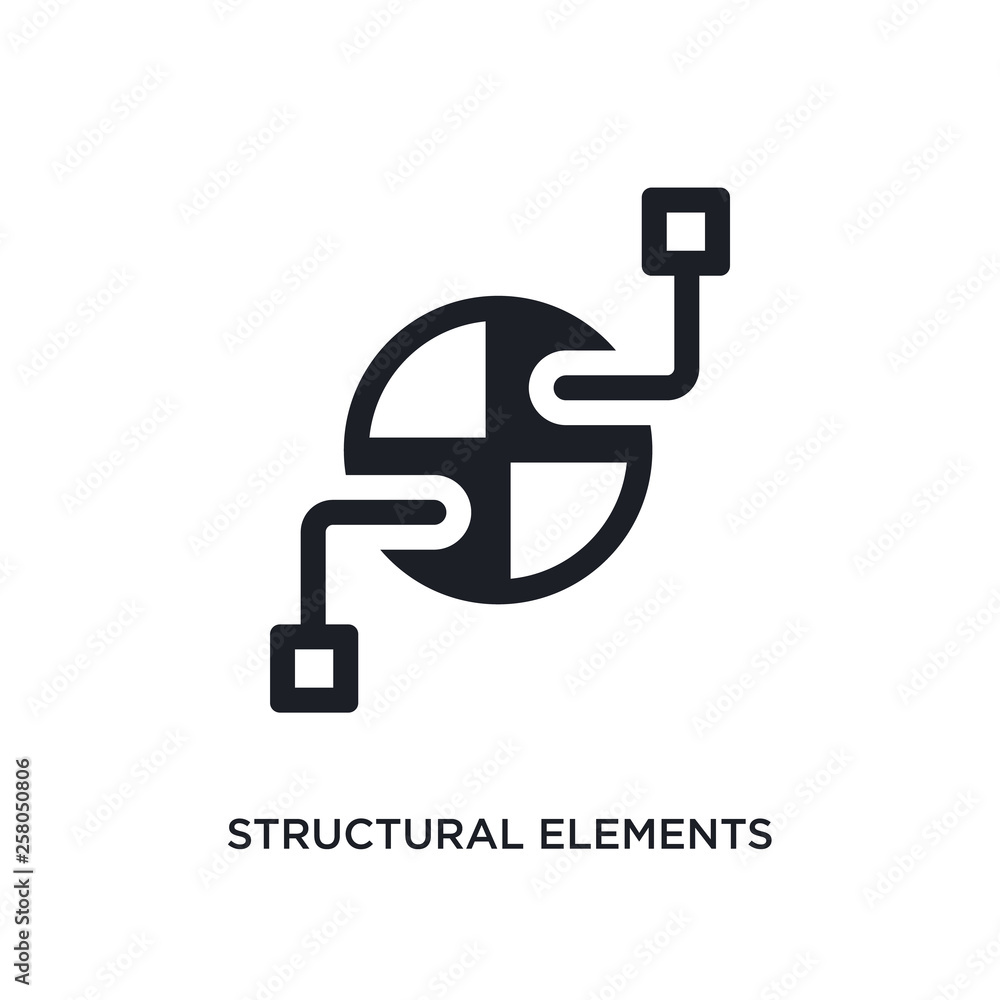 structural elements isolated icon. simple element illustration from ...