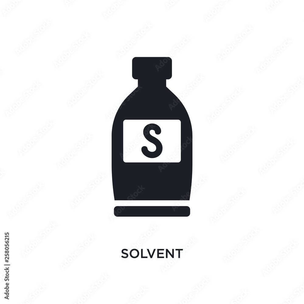 solvent isolated icon. simple element illustration from cleaning ...