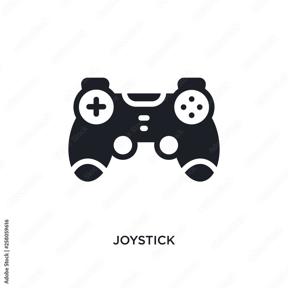 joystick isolated icon. simple element illustration from electronic ...