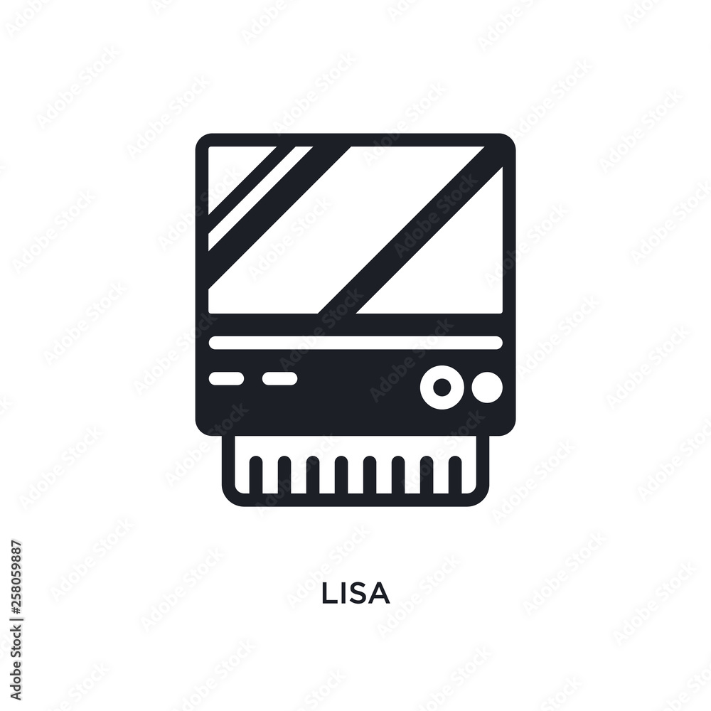 lisa isolated icon. simple element illustration from electronic devices ...