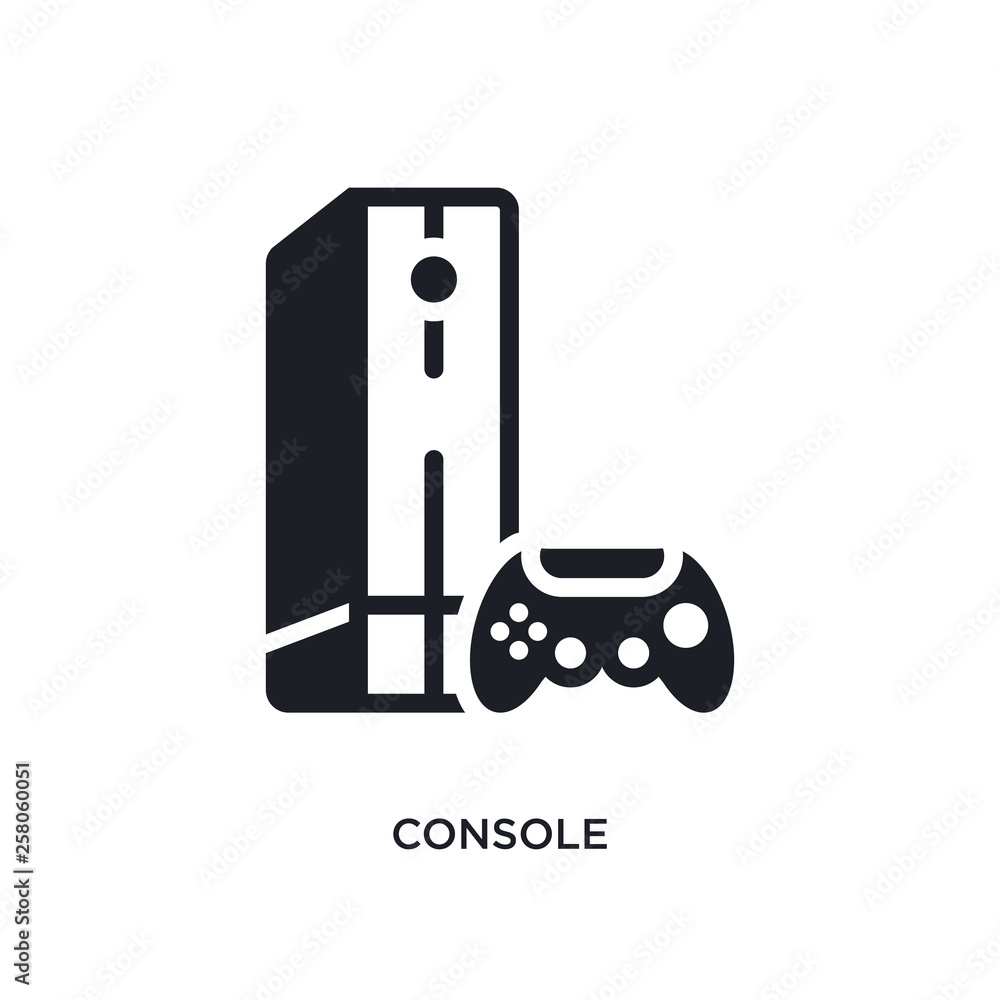 console isolated icon. simple element illustration from electronic devices concept icons ...