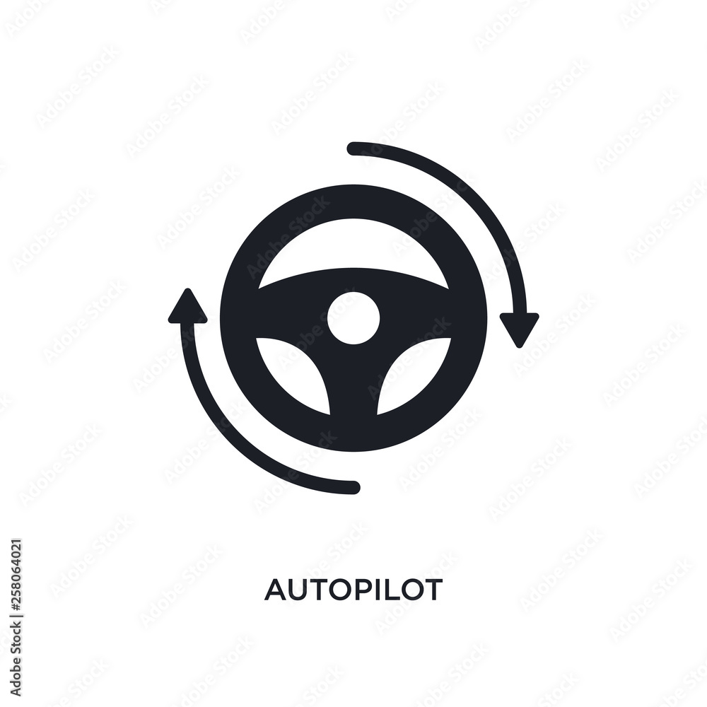 autopilot isolated icon. simple element illustration from general-1 ...