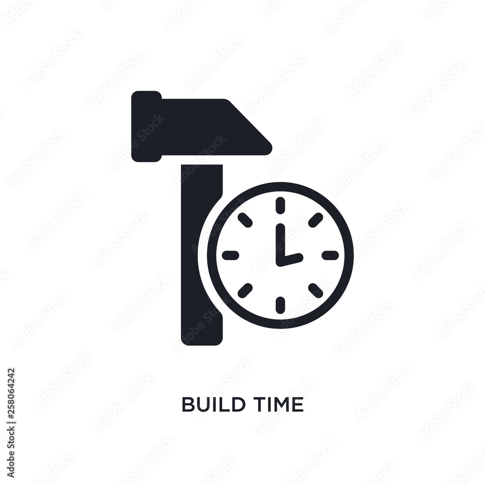 build time isolated icon. simple element illustration from general-1 ...