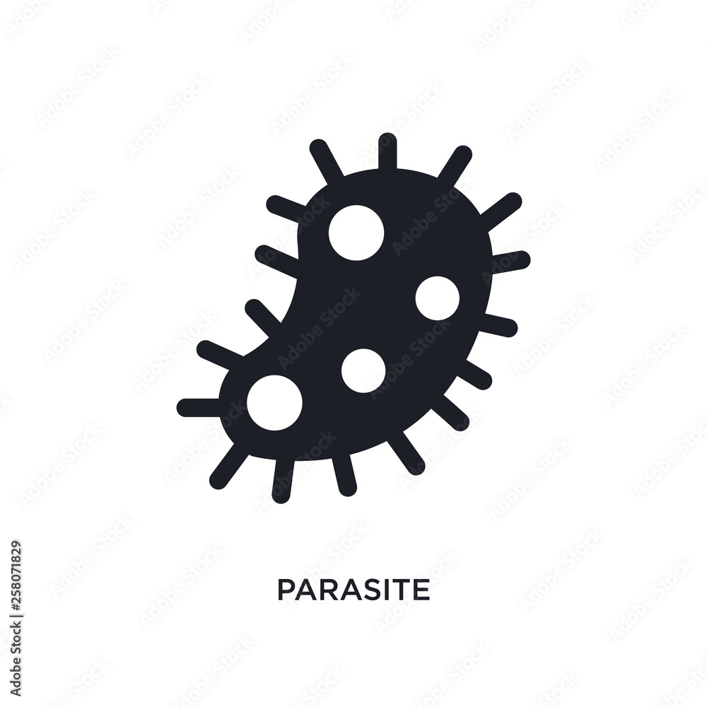 parasite isolated icon. simple element illustration from hygiene ...