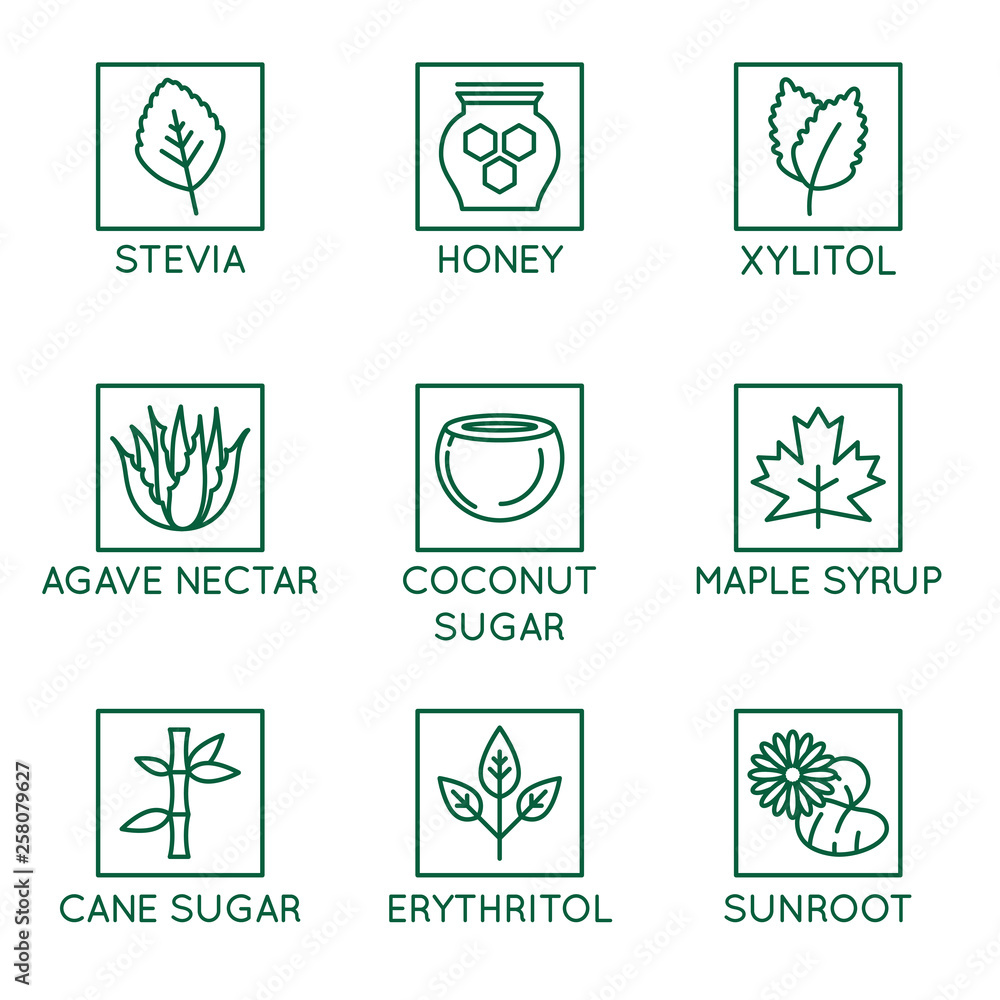 Vector set of logo design elements, badges and icons - alternative ...