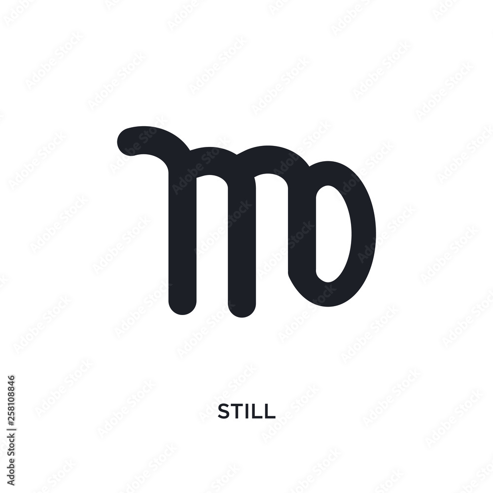 Vecteur Stock still isolated icon. simple element illustration from ...