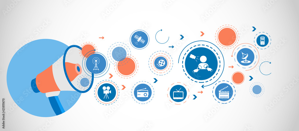 News Interview icon. Detailed set icons of media element icon. Premium ...