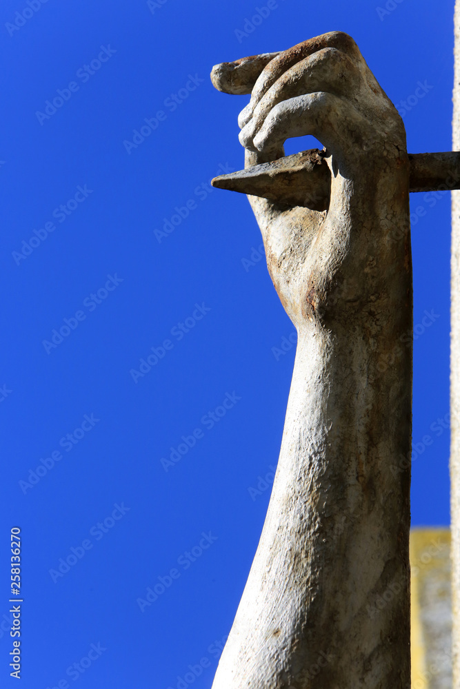 Jésus-Christ sur la croix. / Jesus Christ on the cross. Stock Photo ...