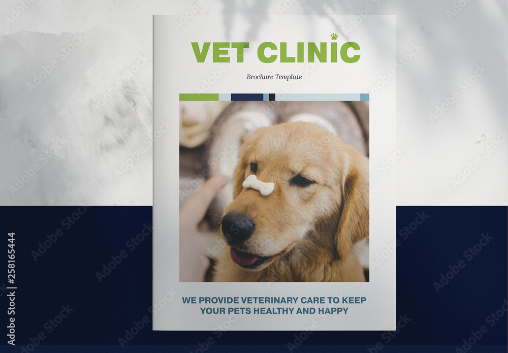 Veterinary Clinic Brochure Template