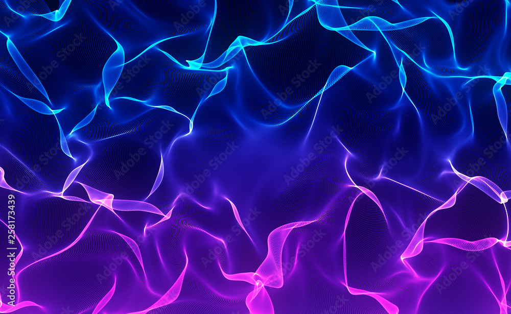 Elegant Abstract 7 -Blue and Purple - 3D Motion Graphics Design Stock ...