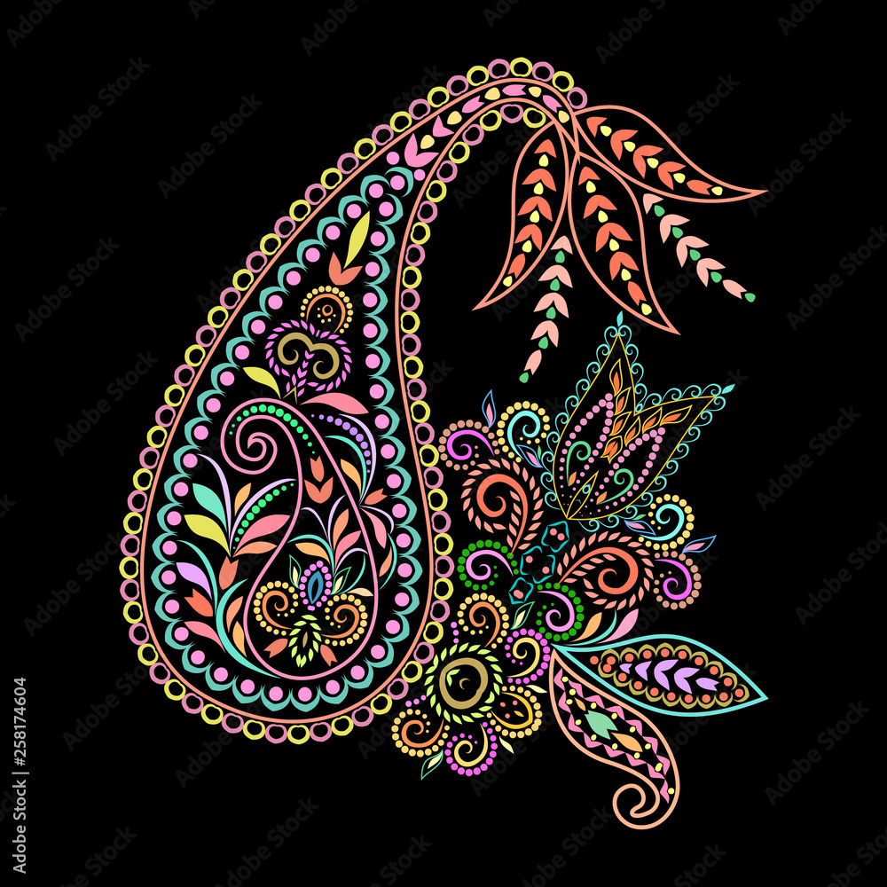 Colorful Paisley Designs