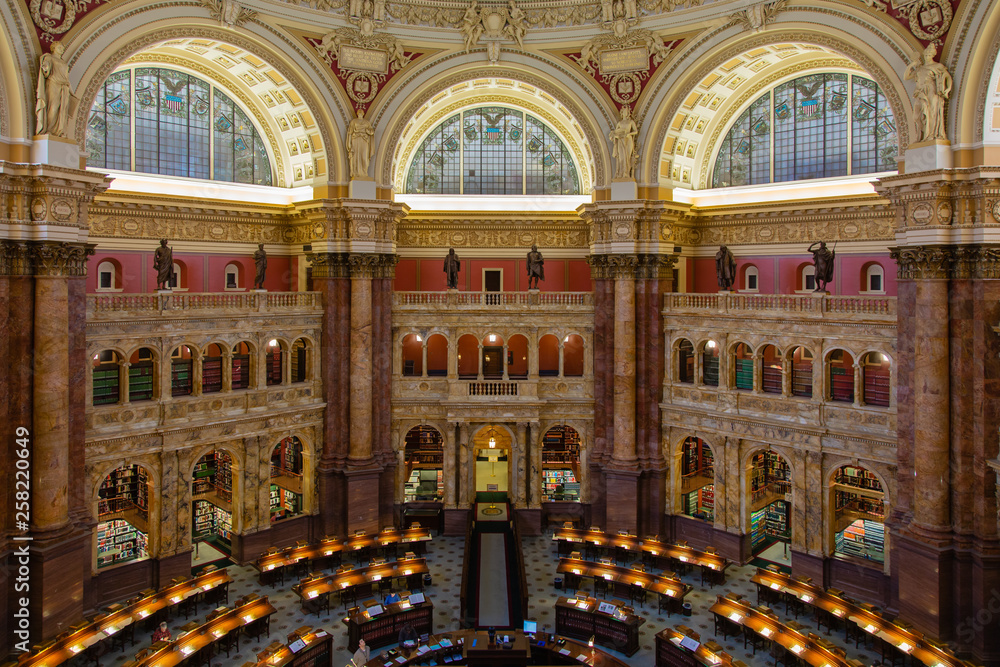 Inside the Library of Congress Stock Photo | Adobe Stock