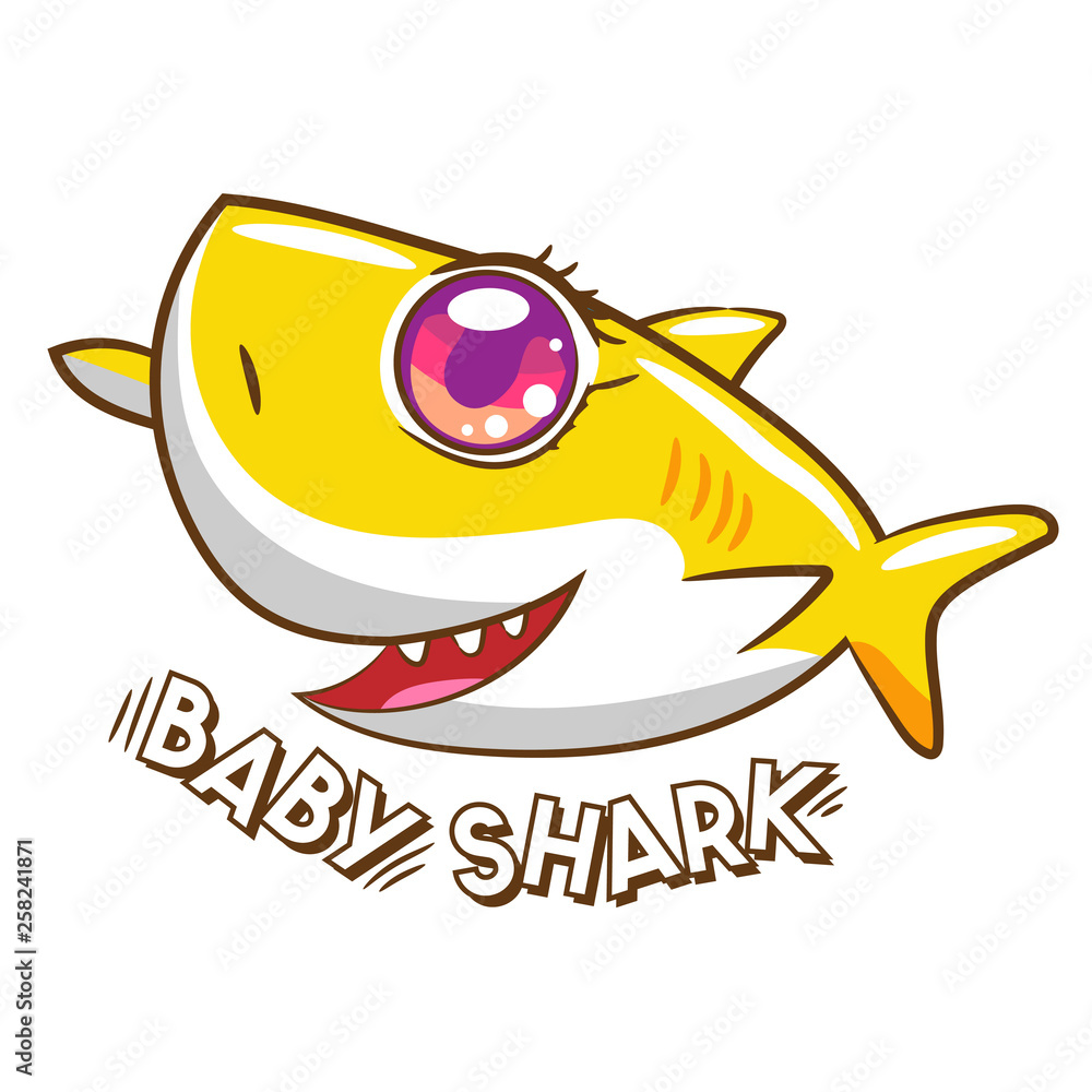 baby shark vector Stock Vector | Adobe Stock