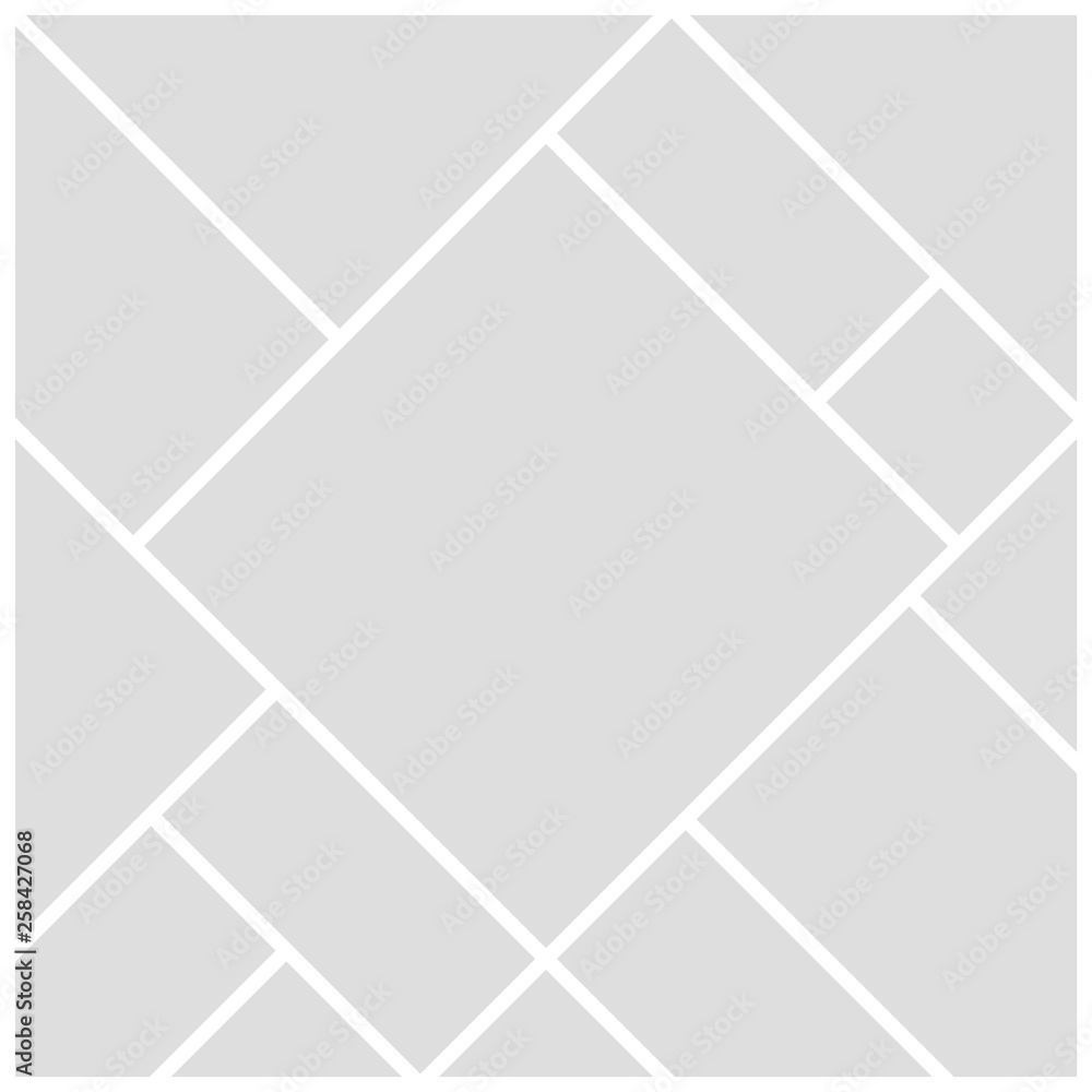 Gray mood board template on white background Stock Vector | Adobe Stock