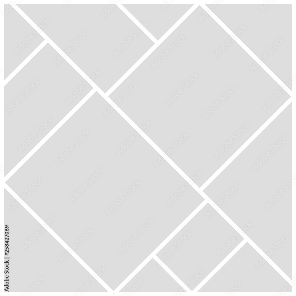 Gray mood board template on white background Stock Vector | Adobe Stock