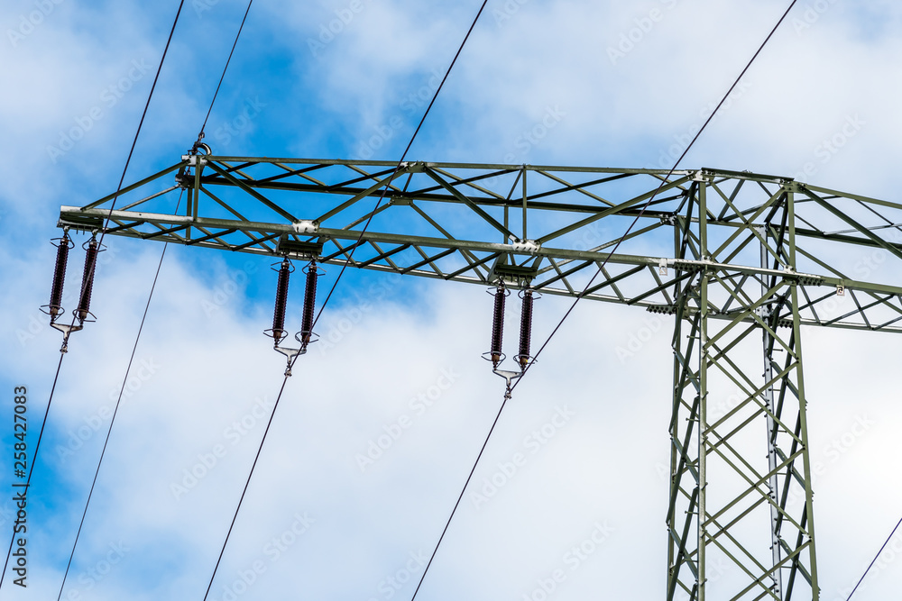 Ein Strommast Stock Photo | Adobe Stock