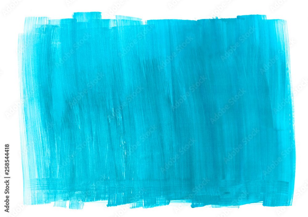 watercolor blue background.Drawing paints on wet paper.Template for ...