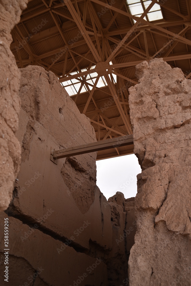 Coolidge, AZ., U.S.A., Jan. 30, 2018. Casa Grande Ruins National ...