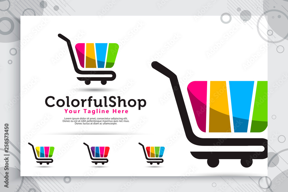 abstract trolling vector logo with simple and modern concept designs ...