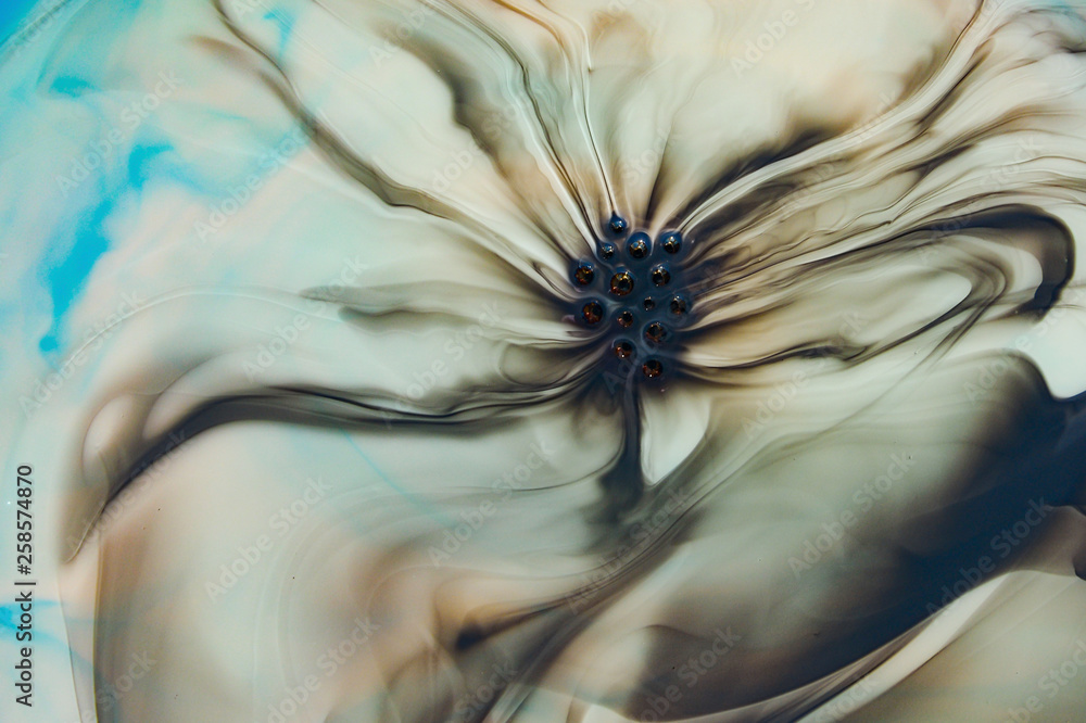 Beautiful abstract painting is a painting technique Ebru .Turkish Ebru ...