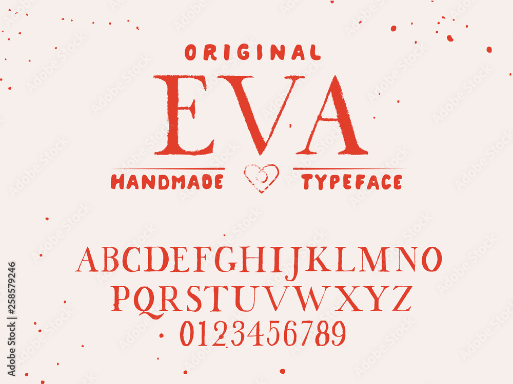 Poster Eva. Serif font. – Wall Art | UkPosters