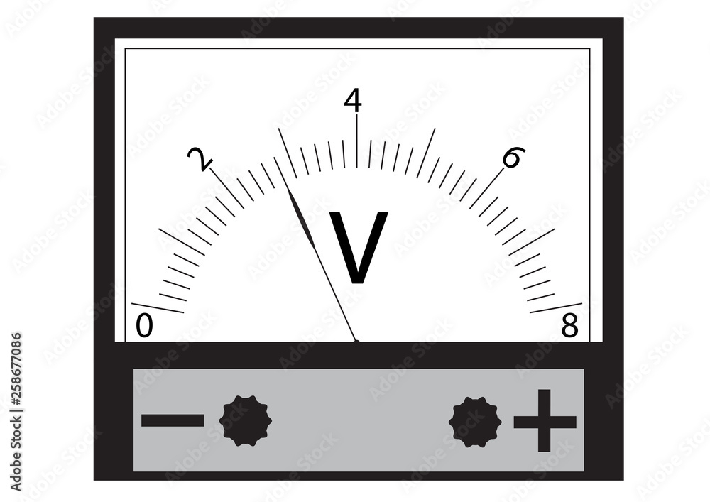 The voltmeter is a physical device for measuring the voltage in an ...