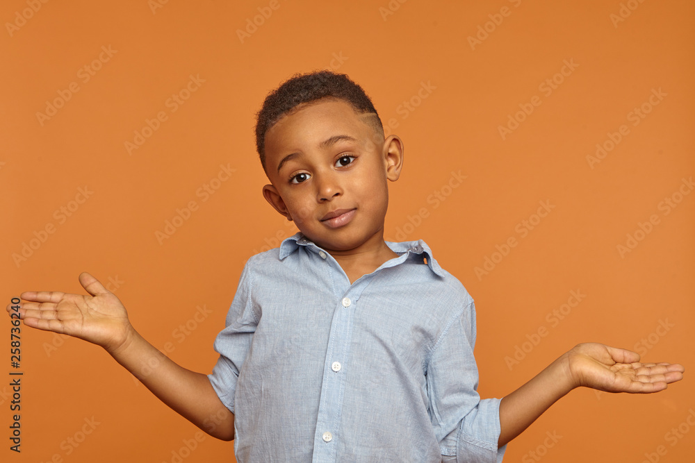 Confused Black Child