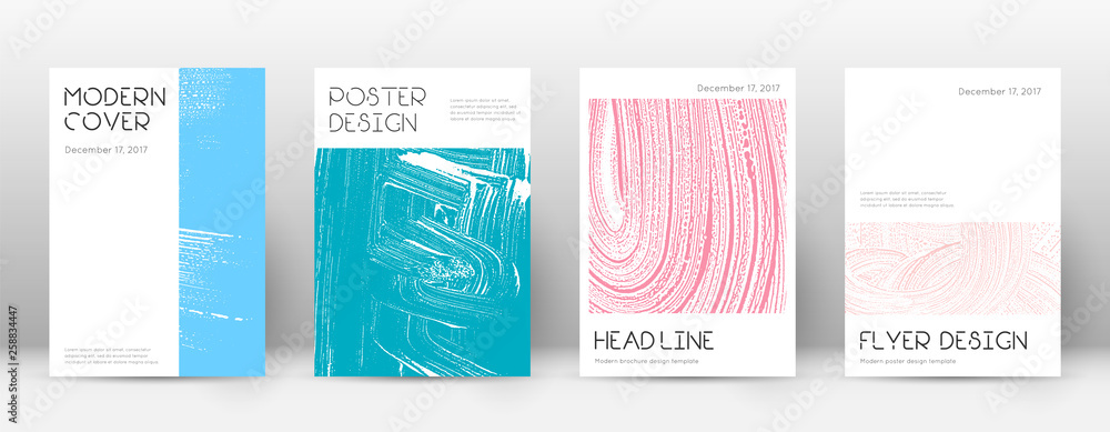 Cover page design template. Minimal brochure layou Stock Vector | Adobe ...