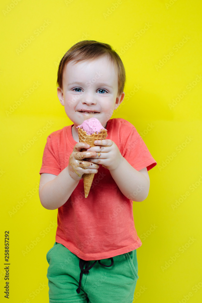 Boy Ice Blue Eyes