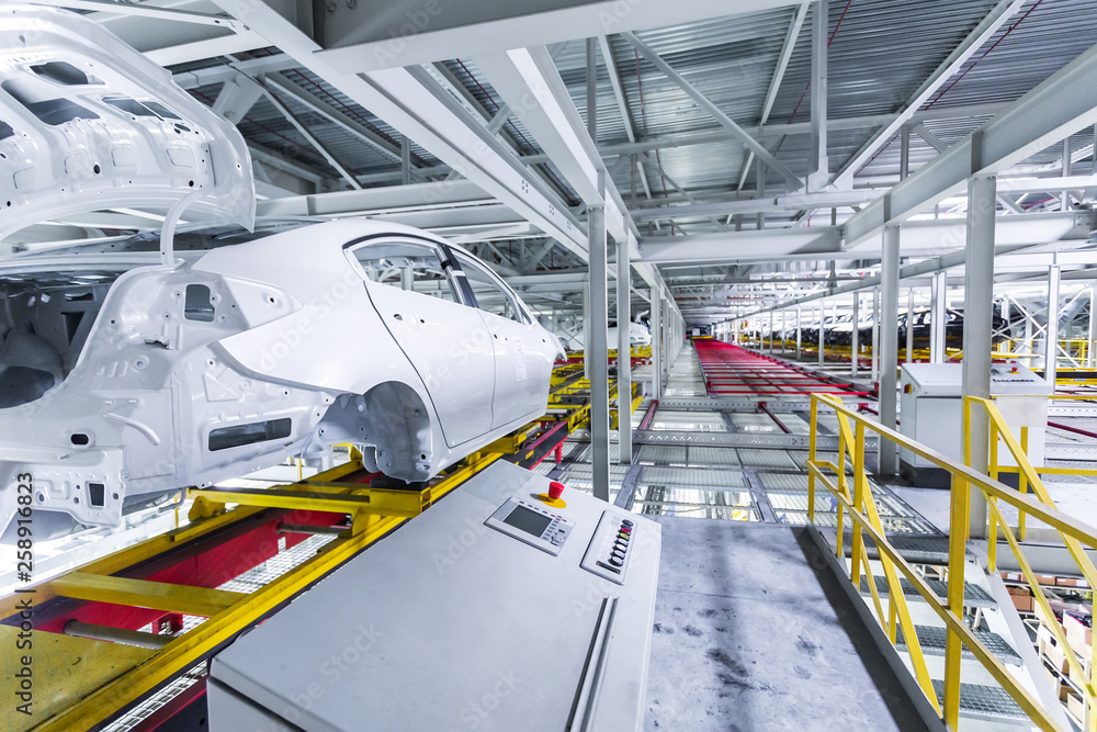 car assembly conveyor automatic sorting Stock Photo | Adobe Stock