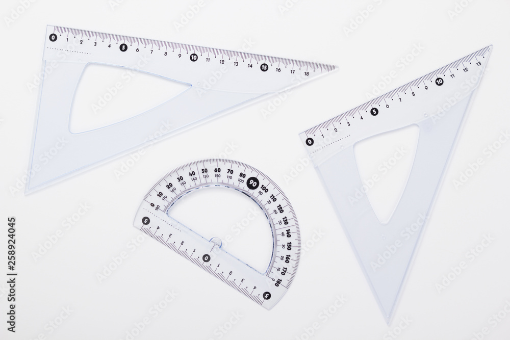 ruler metric set at white background Stock Photo | Adobe Stock