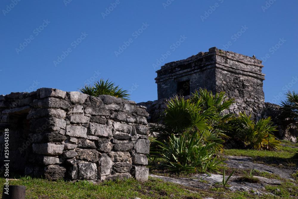 Tulum. Mexico. Maya temple ruins. Stock Photo | Adobe Stock