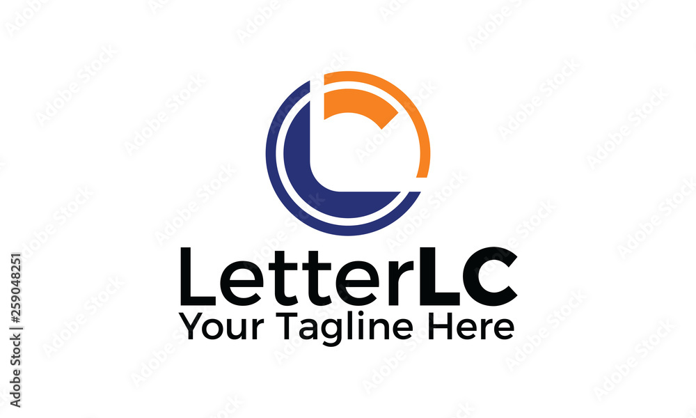 Letter LC Logo Stock Vector | Adobe Stock