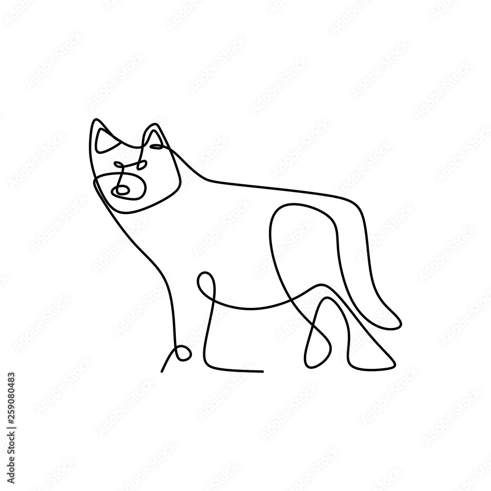 Simple Line Drawings Animals