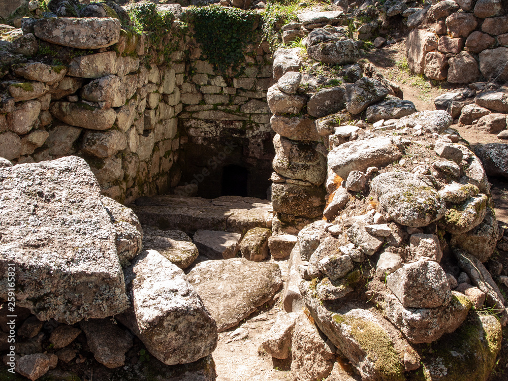 Sacred Source entrance archaeological site of Noddule in the megalithic ...