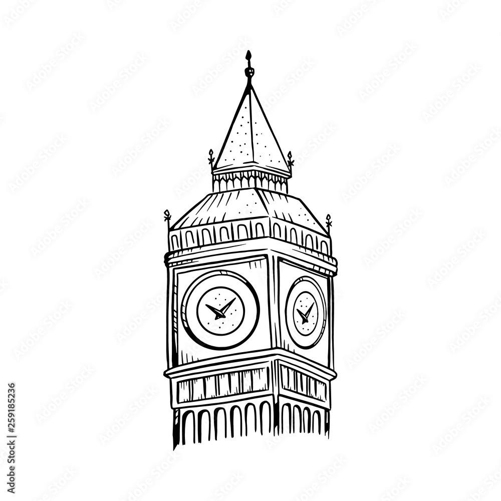 Big Ben vector illustration. Big Ben line drawing Stock Vector | Adobe ... Big Ben vector illustration. Big Ben line drawing Stock Vector | Adobe ...