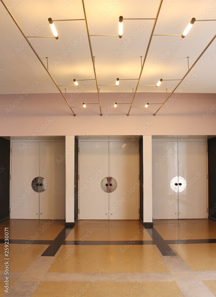 The Bauhaus Dessau inside - Auditorium Stock Photo | Adobe Stock
