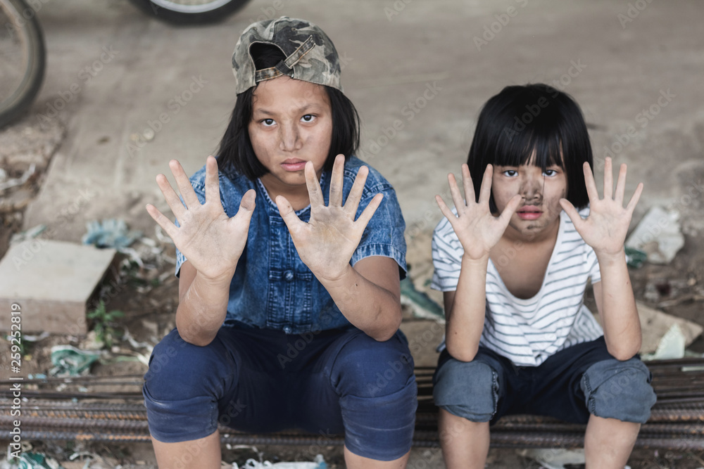 children labour Hands,world day against child labour concept: Stock ...