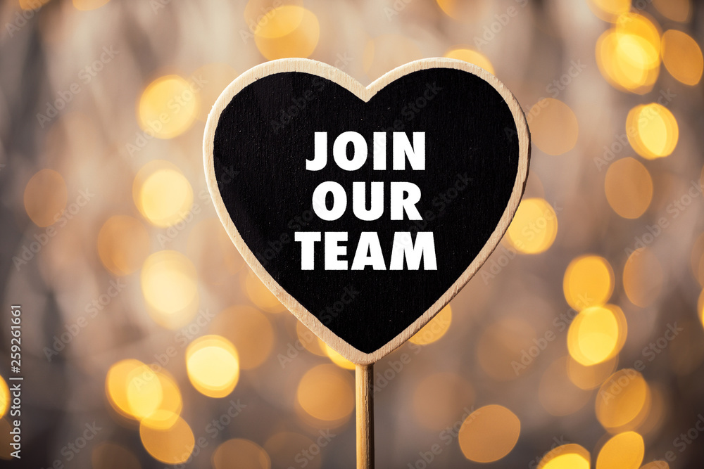 Join Our Team Concept Blackboard Sign Board Isolated Stock Photo ...