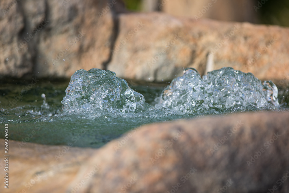 groundwater flow in the rocks Stock Photo | Adobe Stock