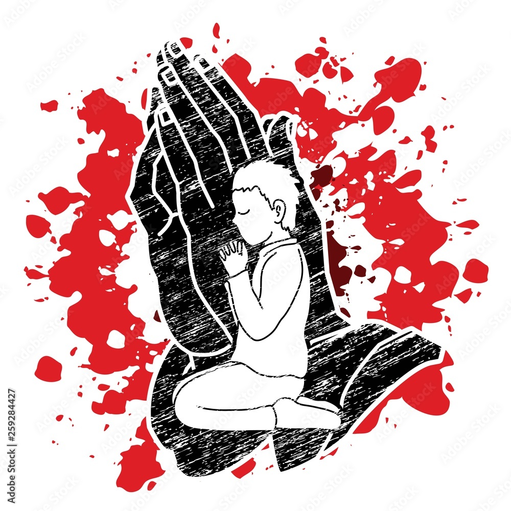 Boy Prayer, Christian praying, Praise God, Worship cartoon graphic ...